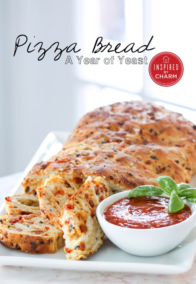 Homemade Pizza Bread - a delicious appetizer full of flavor!