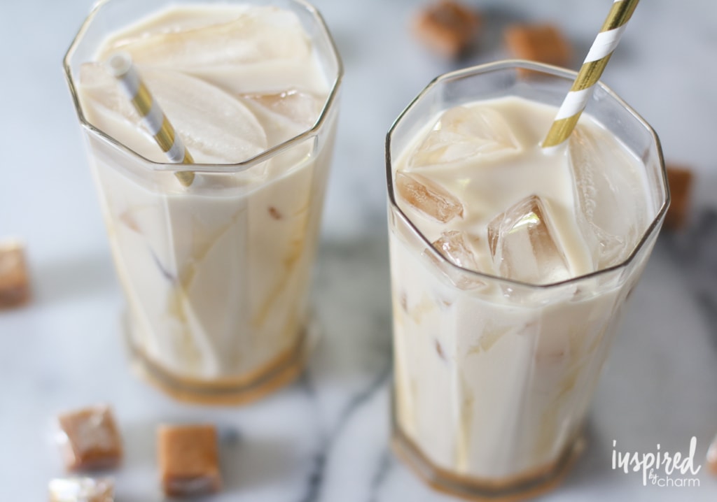 Salted Caramel White Russians - a unique twist on a classic cocktail