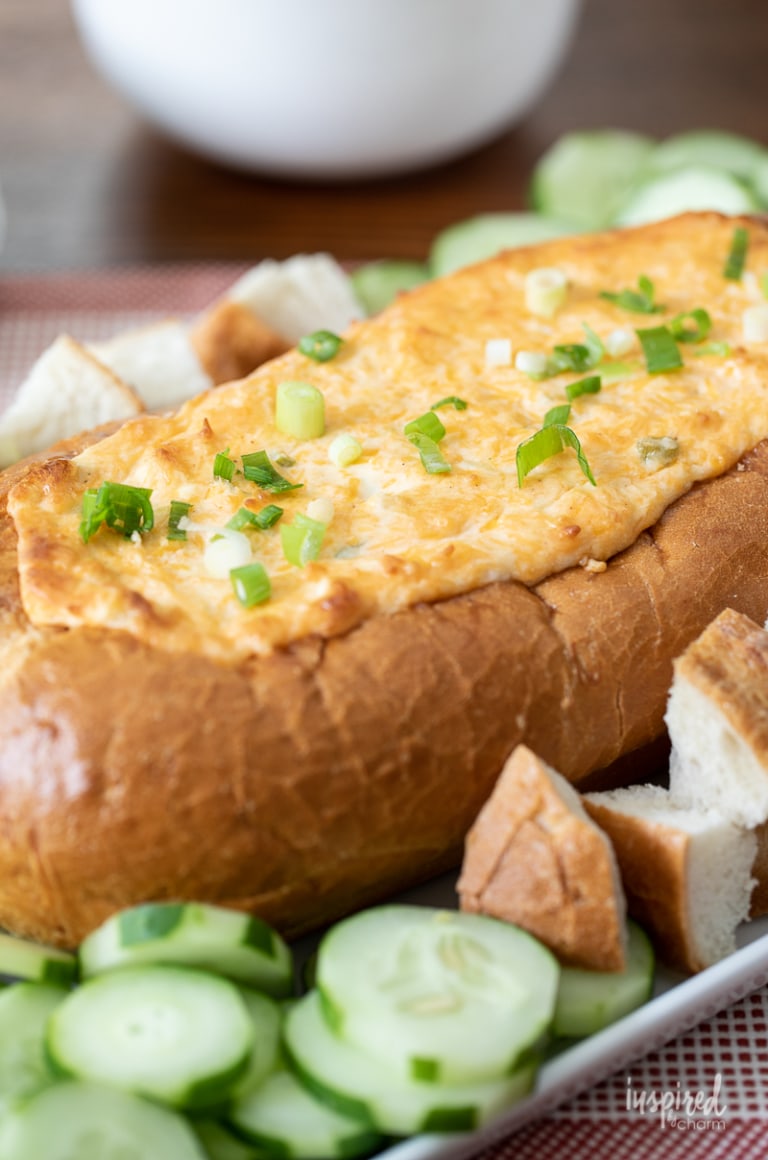Cheesy Bread Dip Recipe - delicious appetizer idea