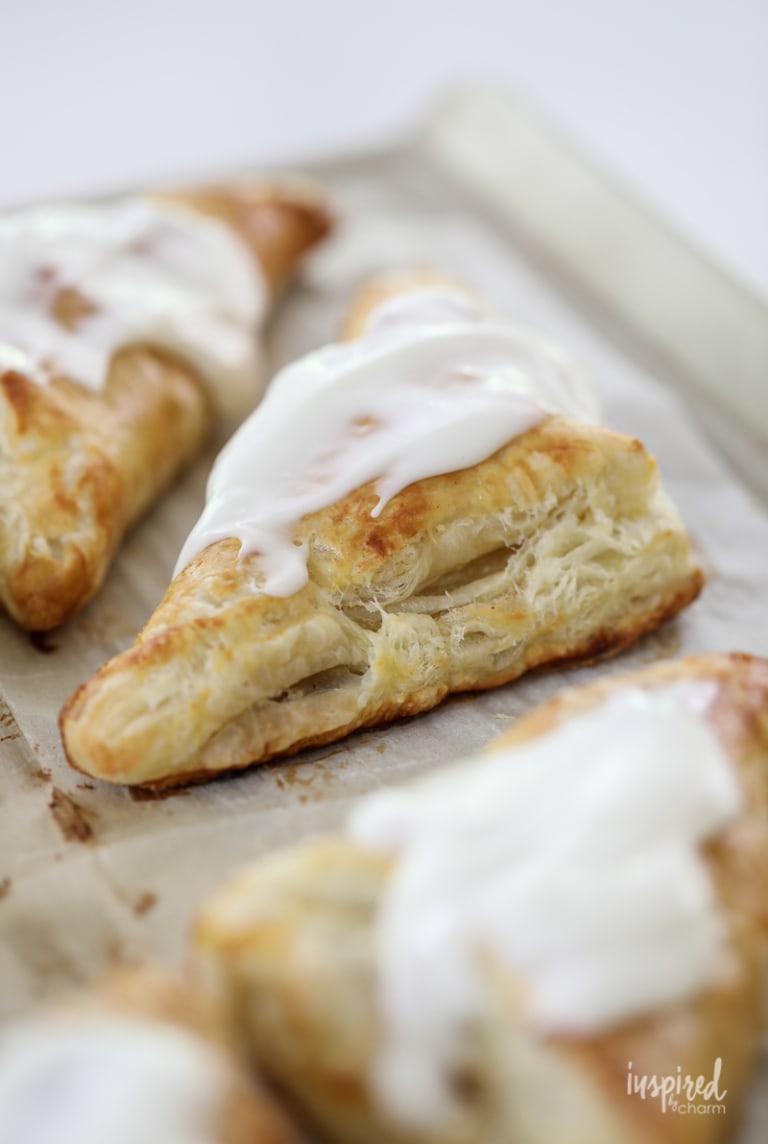 Cream Cheese and Apple Turnovers - easy apple pastry recipe