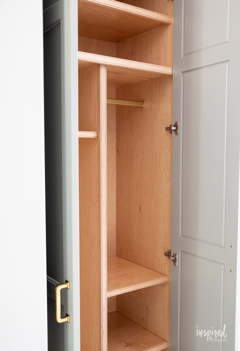 Entryway Cabinetry Reveal - Custom Entryway Cabinet and Entyway Bench