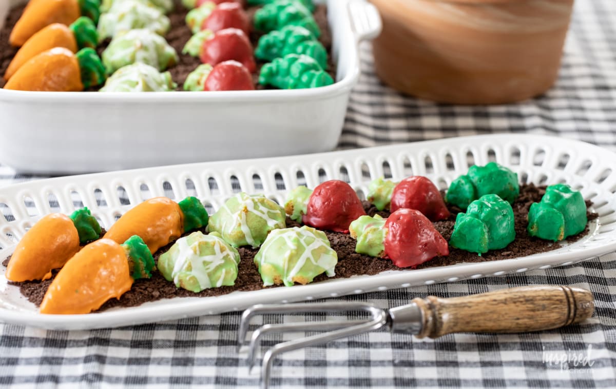 Vegetable Garden Mini Cakes - Unique Spring-Summer Dessert Recipe