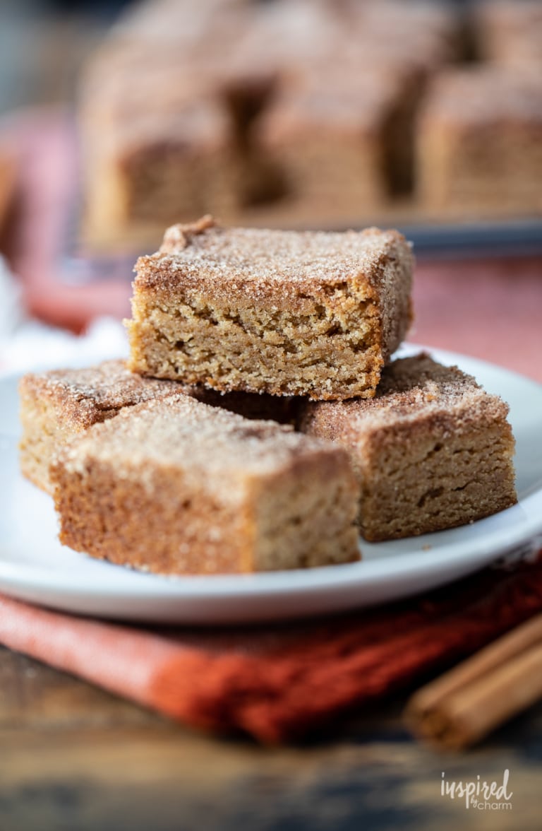 Cinnamon Bars - flavorful, chewy, and so simple to make!