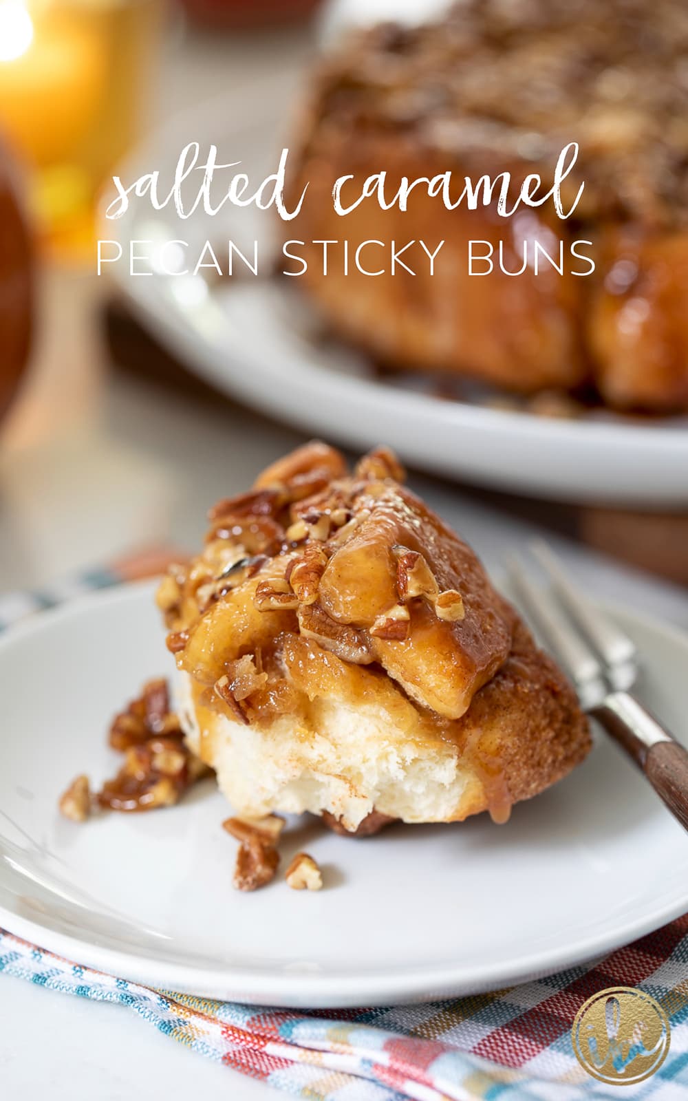 Salted Caramel Pecan Sticky Buns - delicious homemade recipe!