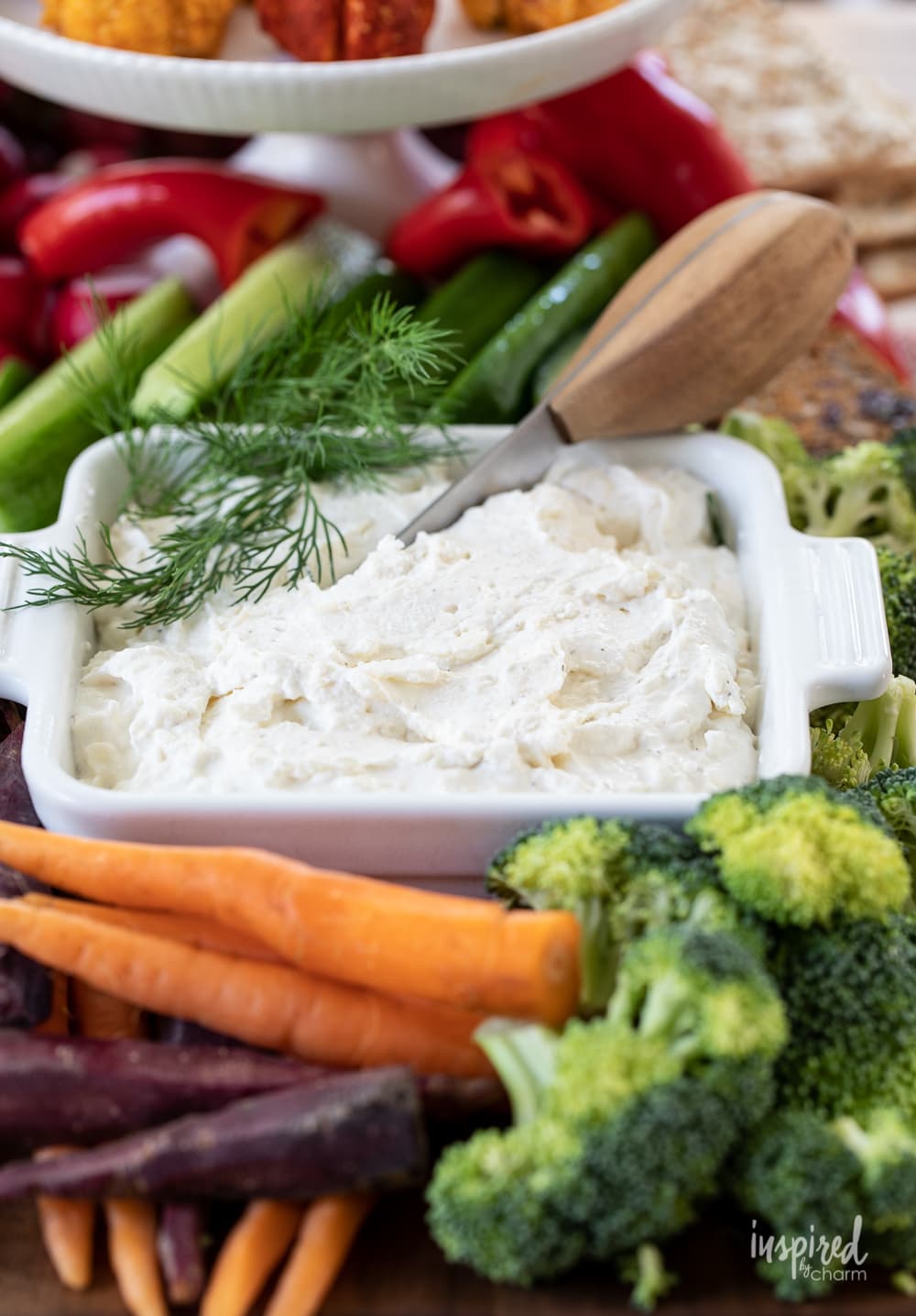 Cheesy Veggie Dip