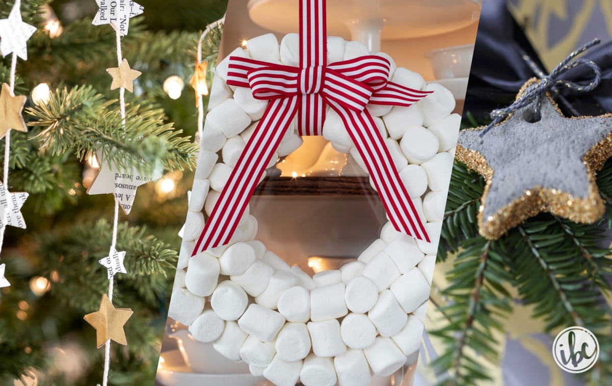 15 Chic Homemade Christmas Decorations