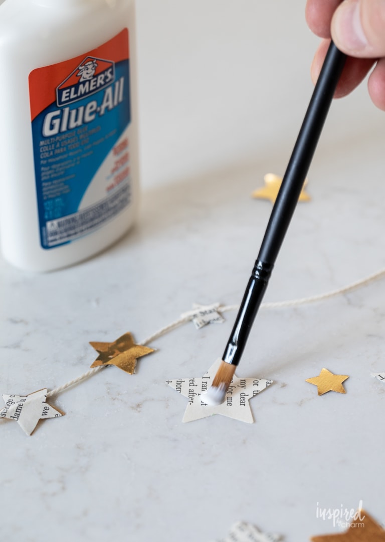 DIY Paper Star Garland