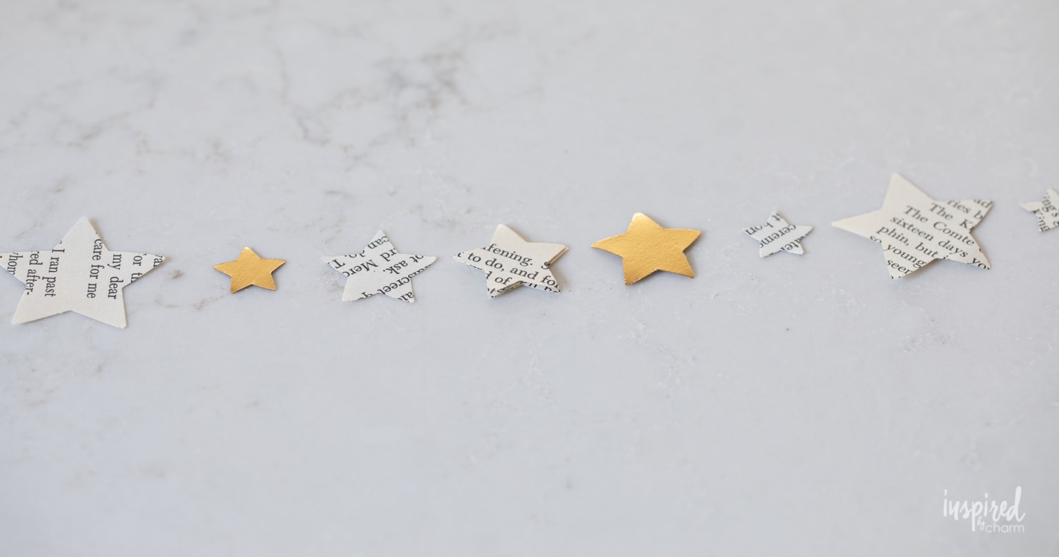 DIY Paper Star Garland