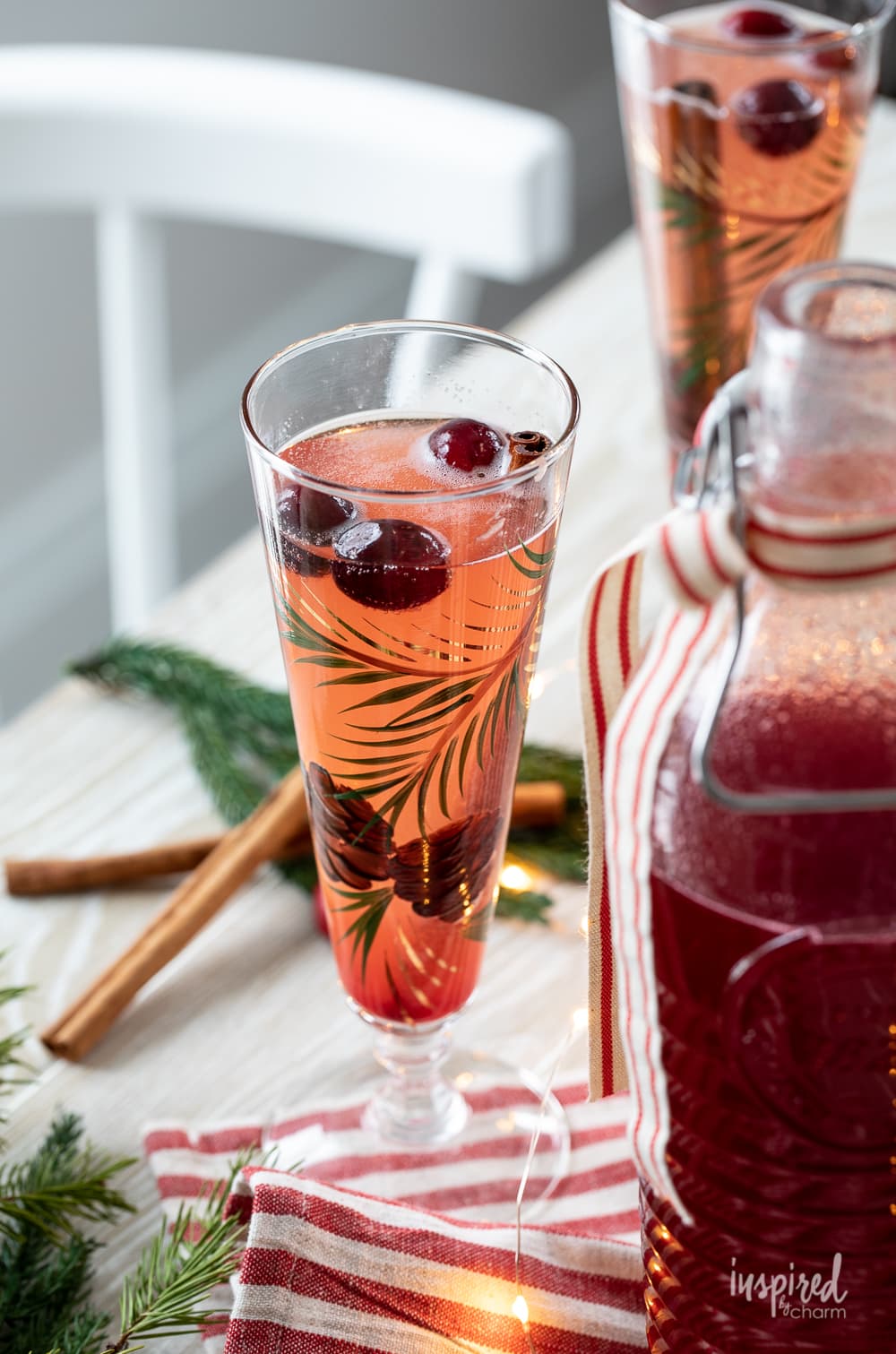 Spiced Cranberry Simple Syrup
