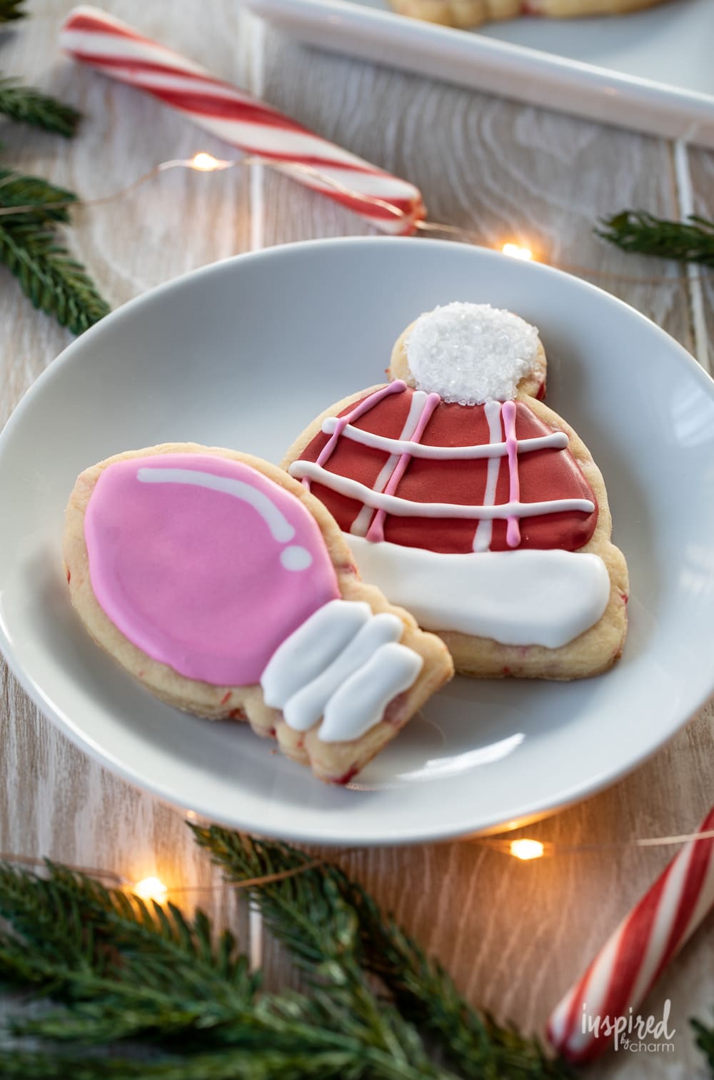 Peppermint Sugar Cookies