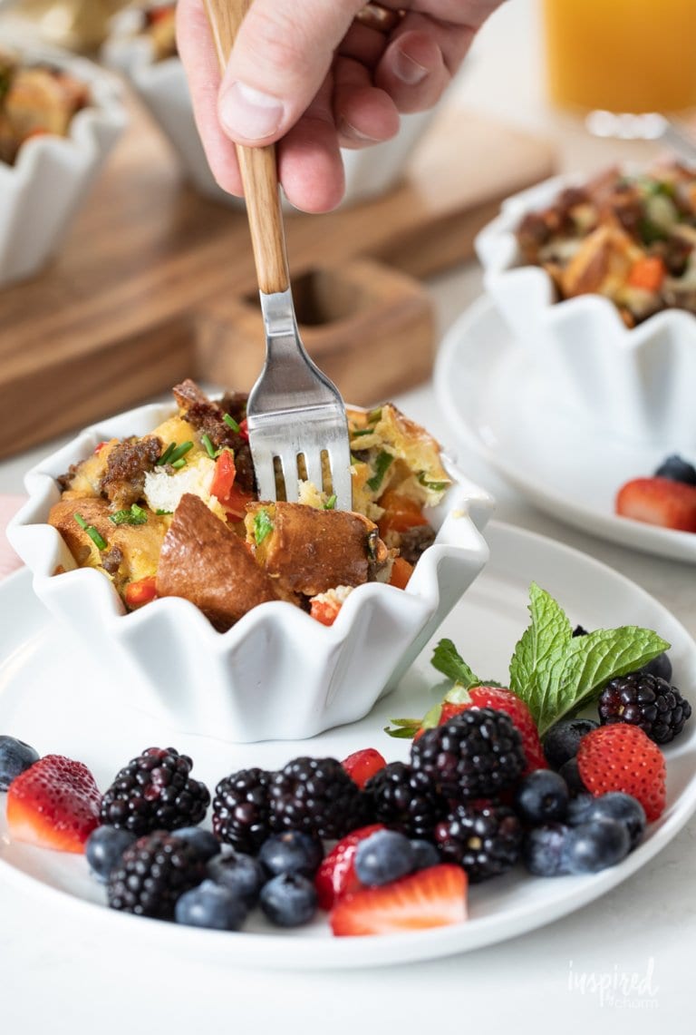 Breakfast Strata Cups - Easy Breakdfast Ideas