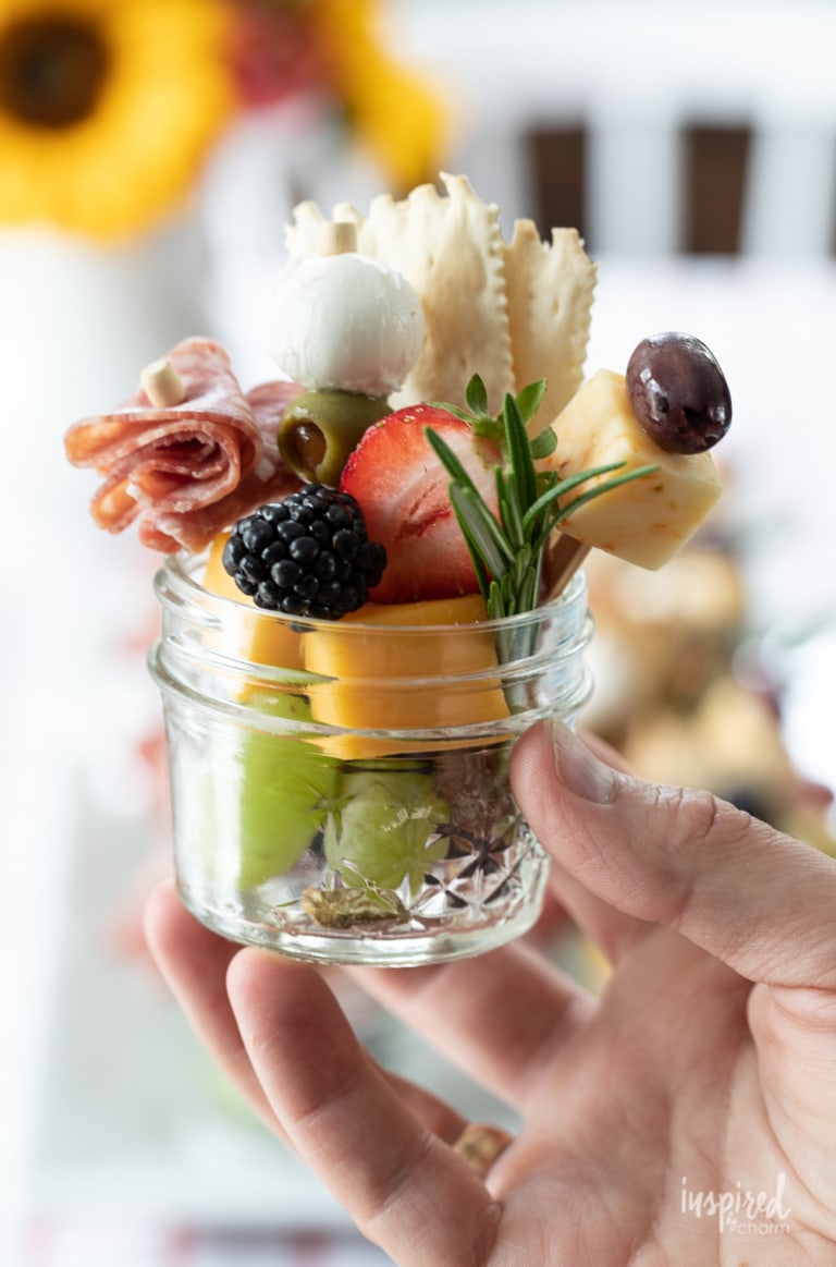 Jarcuterie - an adorable single serving charcuterie!