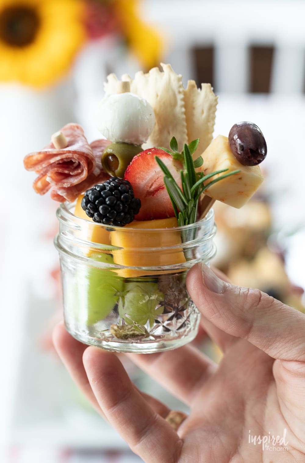 Jarcuterie - an adorable single serving charcuterie!