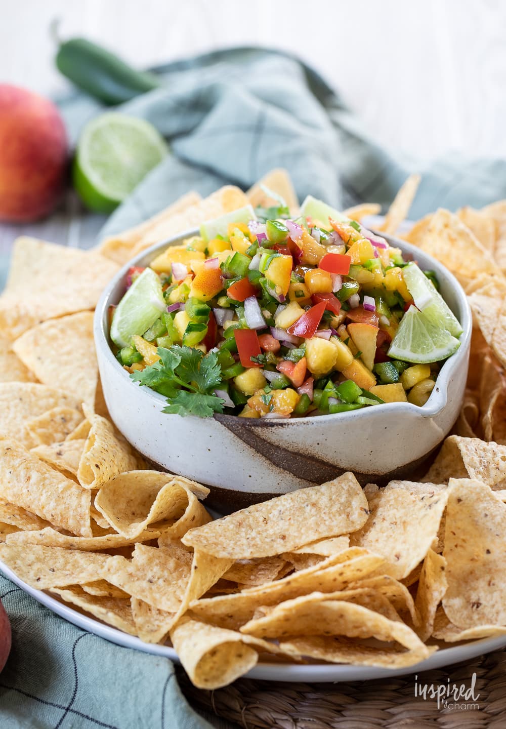 Spicy Peach Salsa