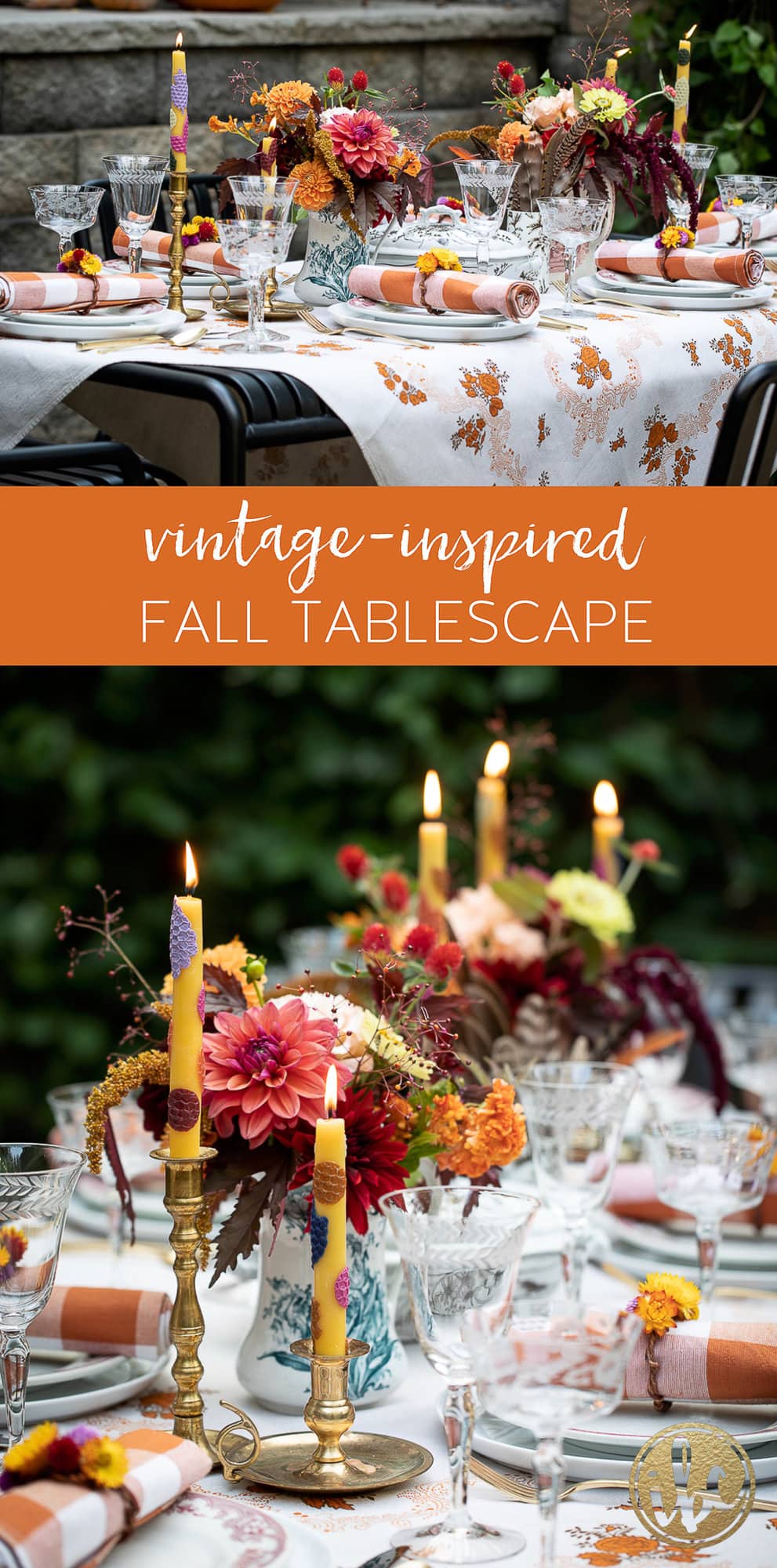 Vintage-Inspired Fall Tablescape
