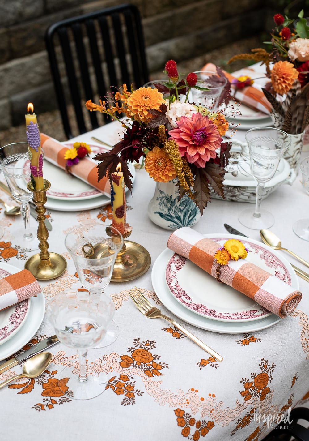 Vintage-Inspired Fall Tablescape