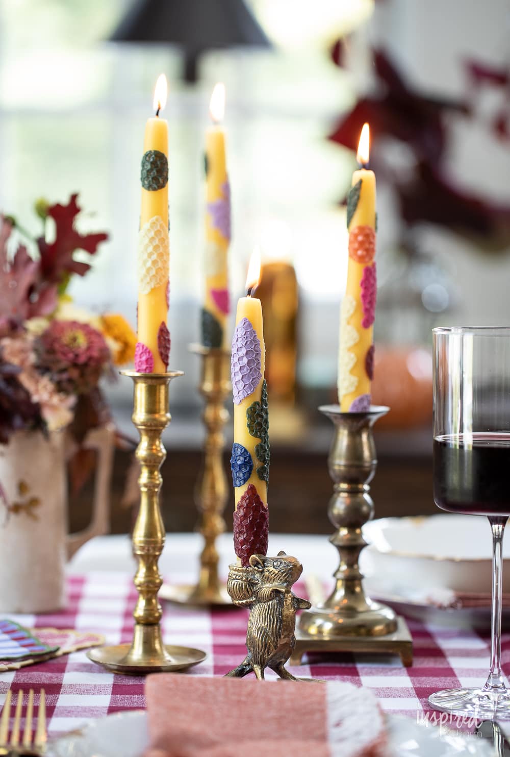 DIY Decorative Taper Candles