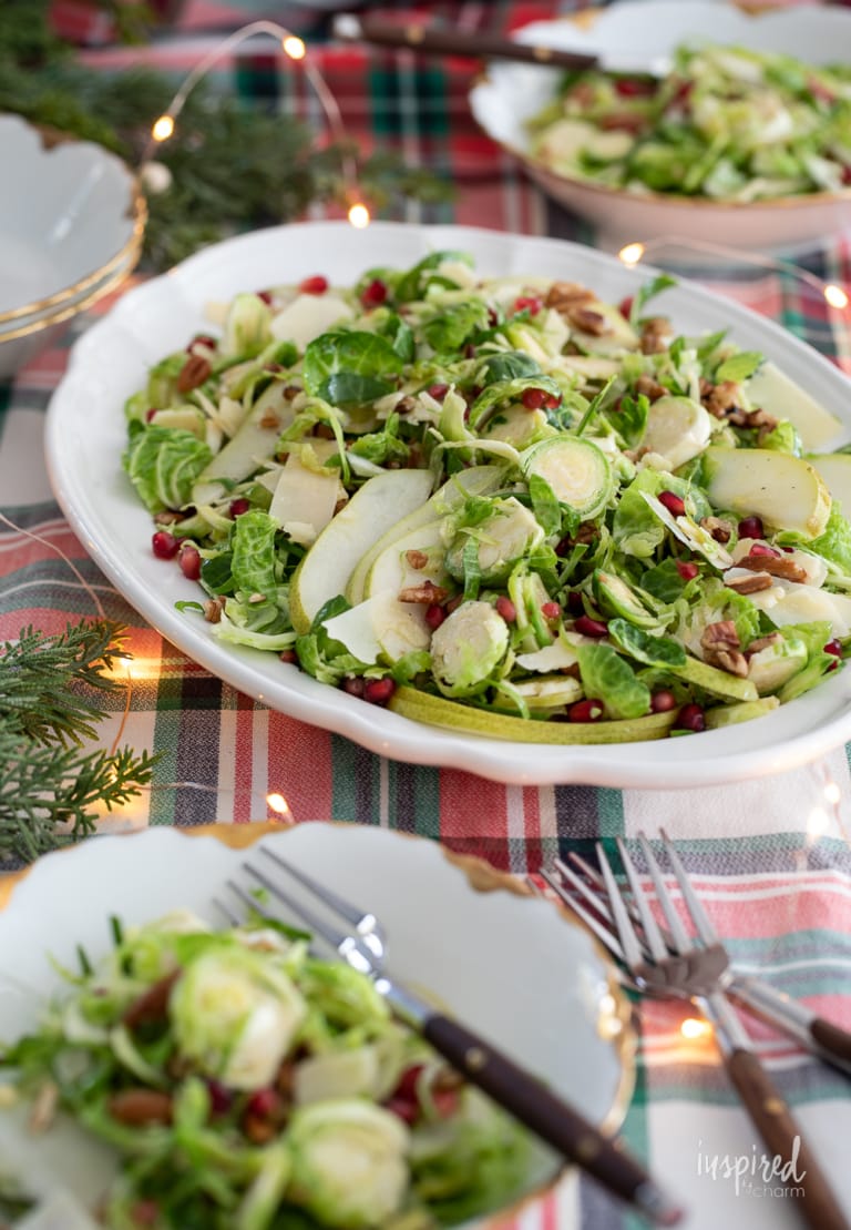 Winter Brussels Sprouts Salad