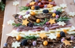 Tree Shaped Christmas Cheese Board