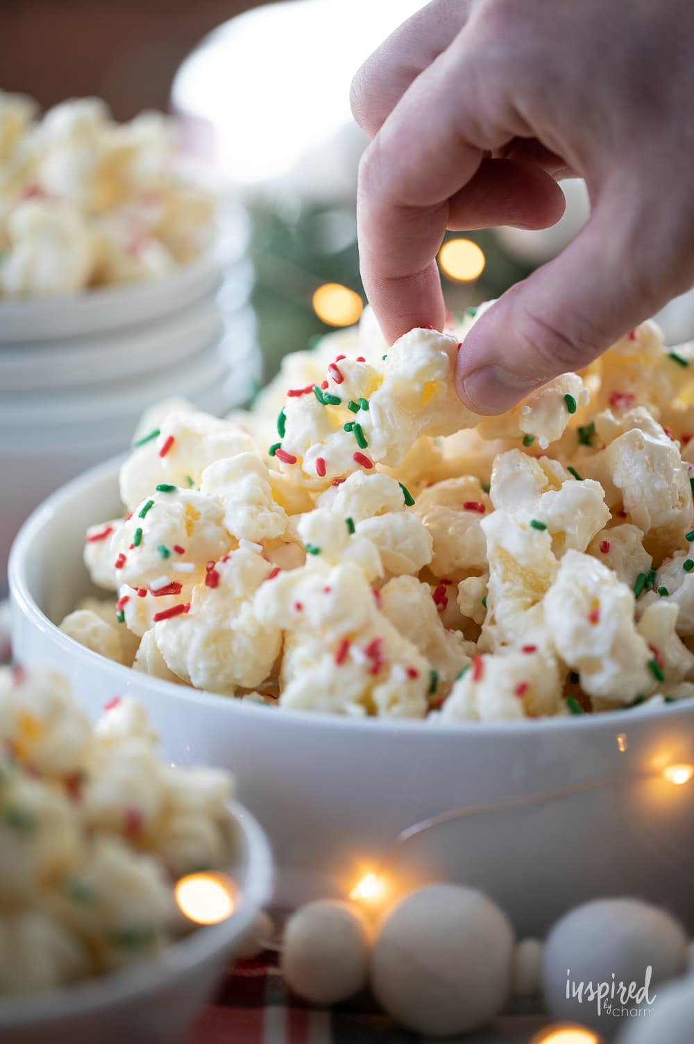 White Chocolate Puff Corn