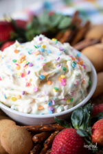 The Ultimate Funfetti Dip - easy and festive dessert dip recipe!