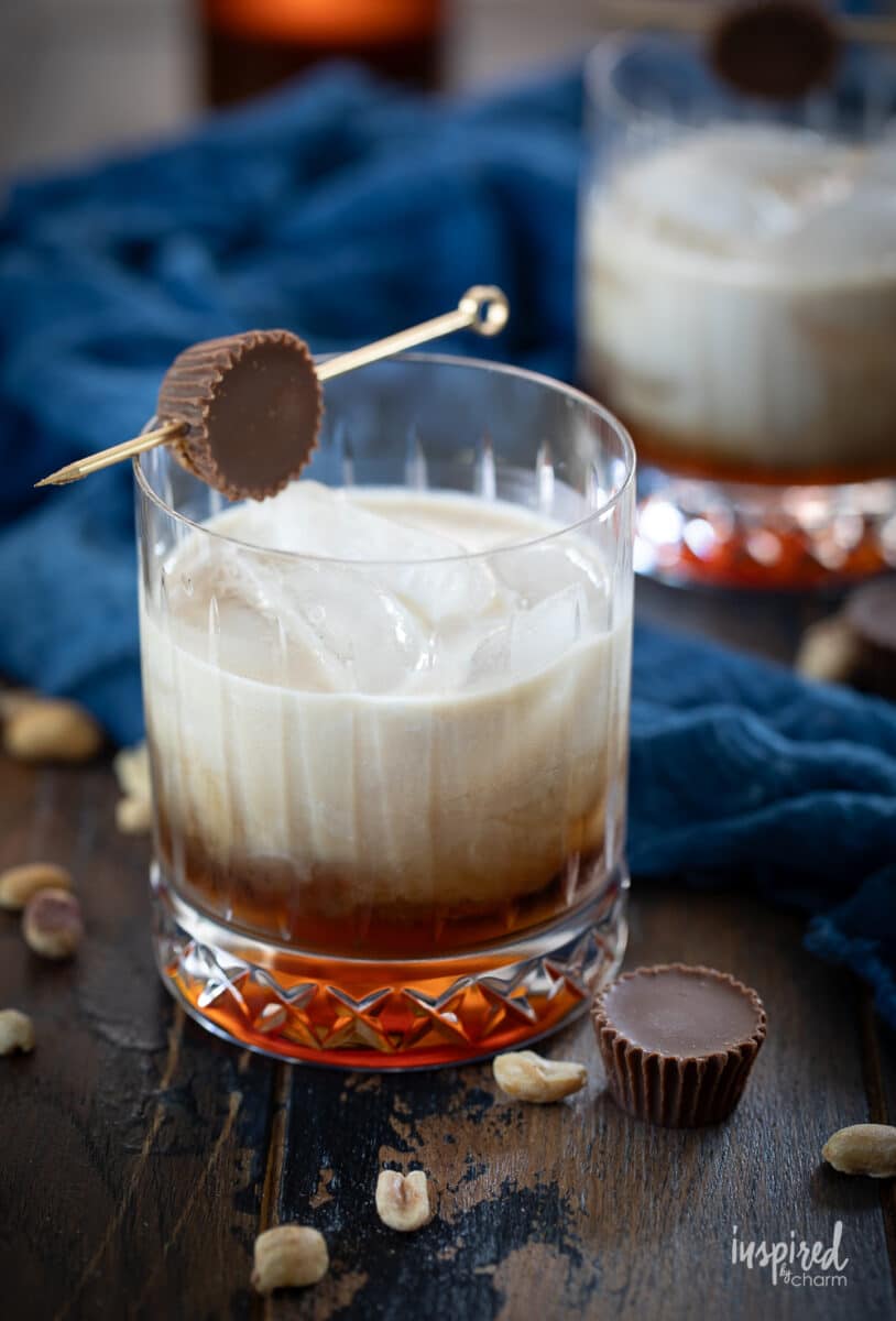 Creamy and Nutty Peanut Butter White Russian Cocktail Recipe