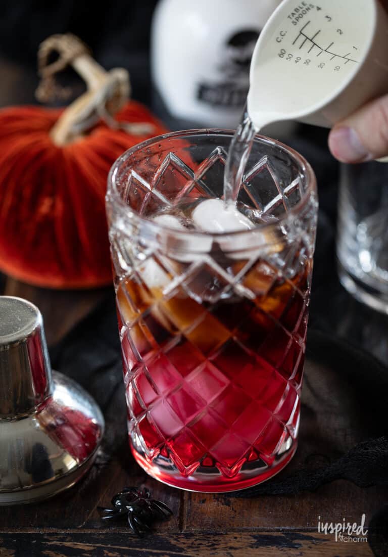 Vampire's Kiss Halloween Shot Served in Vials