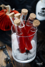 Vampire's Kiss Halloween Shot Served in Vials