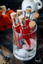 Vampire's Kiss Halloween Shot Served in Vials