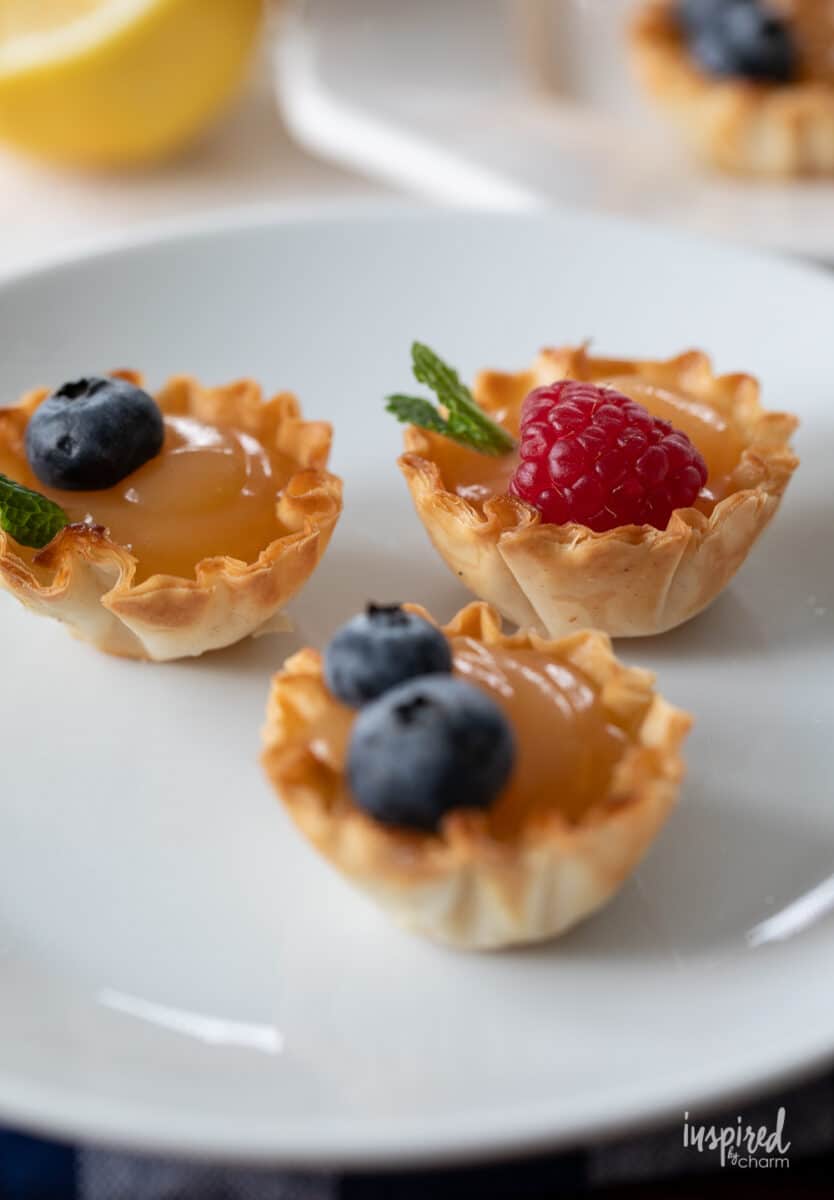 Lemon Curd Tartlets - Easy Dessert Recipe