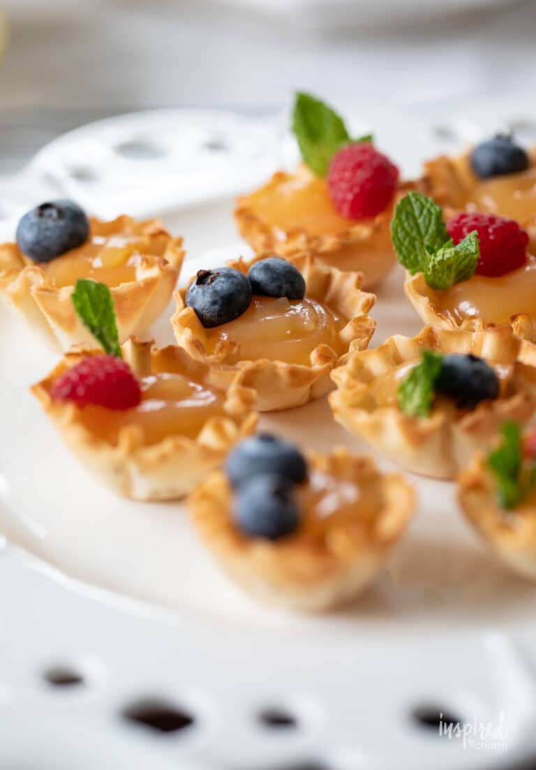 Lemon Curd Tartlets - Easy Dessert Recipe