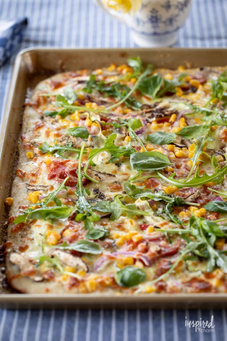Sheet Pan Veggie Pizza