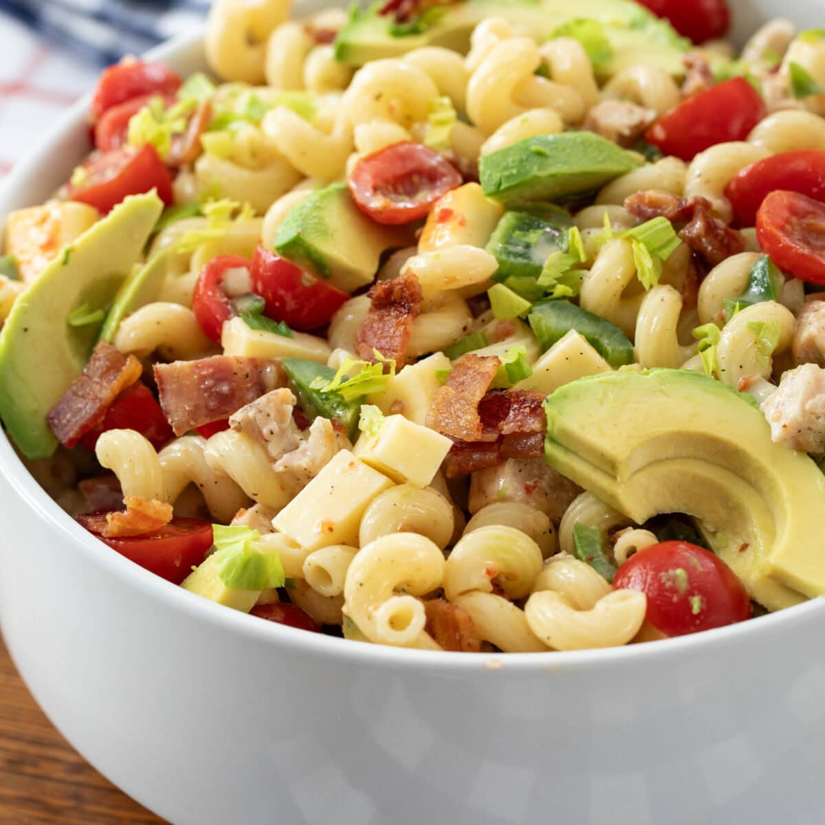 The Ultimate Chicken Club Pasta Salad Recipe