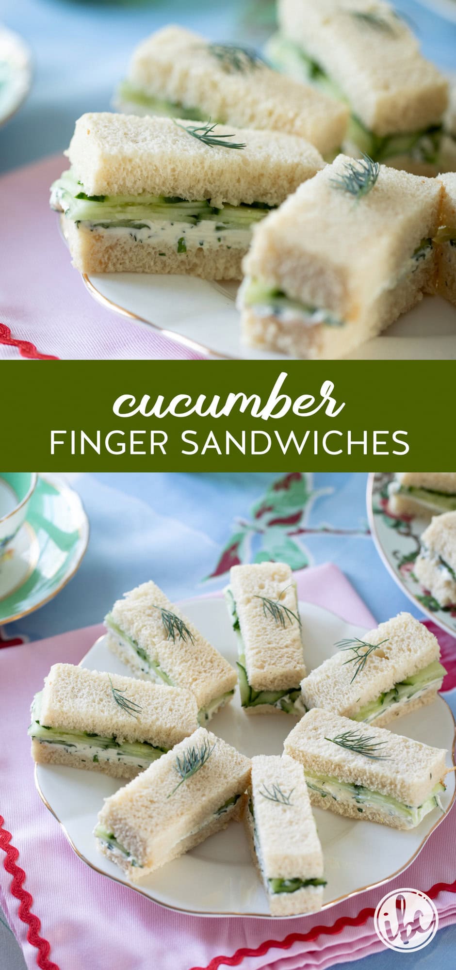Cucumber Sandwiches - Afternoon Tea Finger Sandwiches