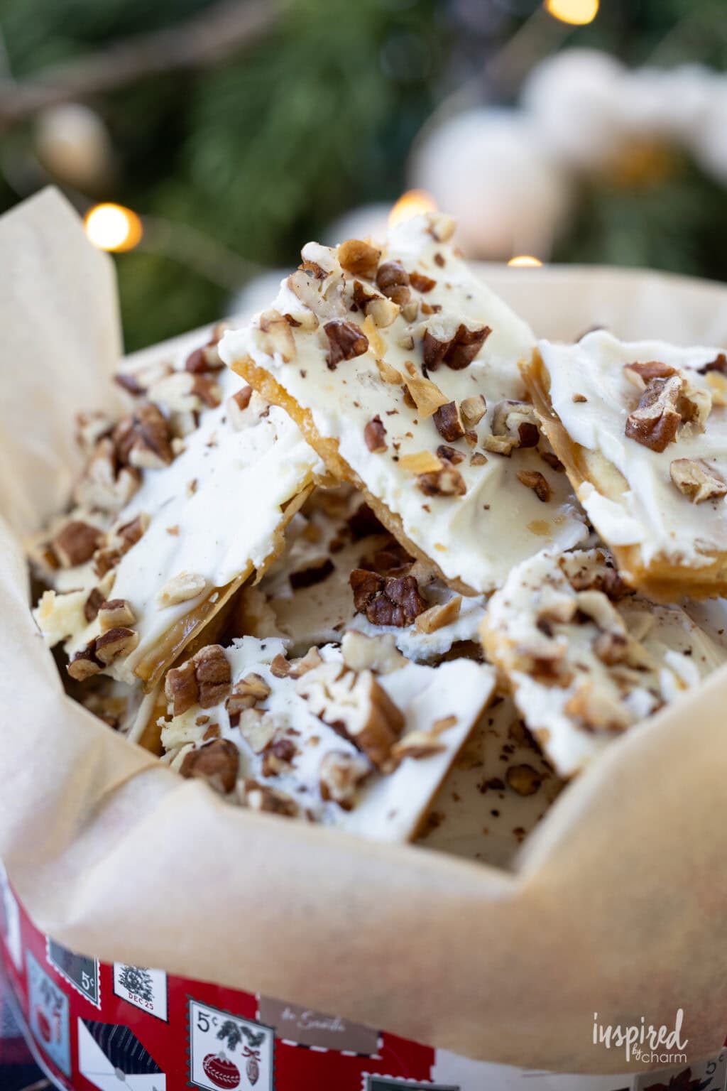Salted White Chocolate Toffee
