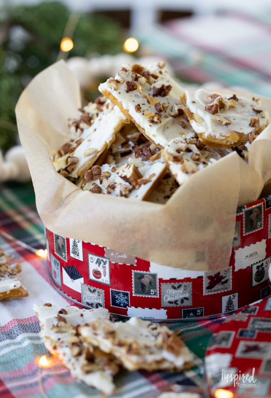 Salted White Chocolate Toffee