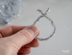 Pipe Cleaner Loop Garland for Christmas