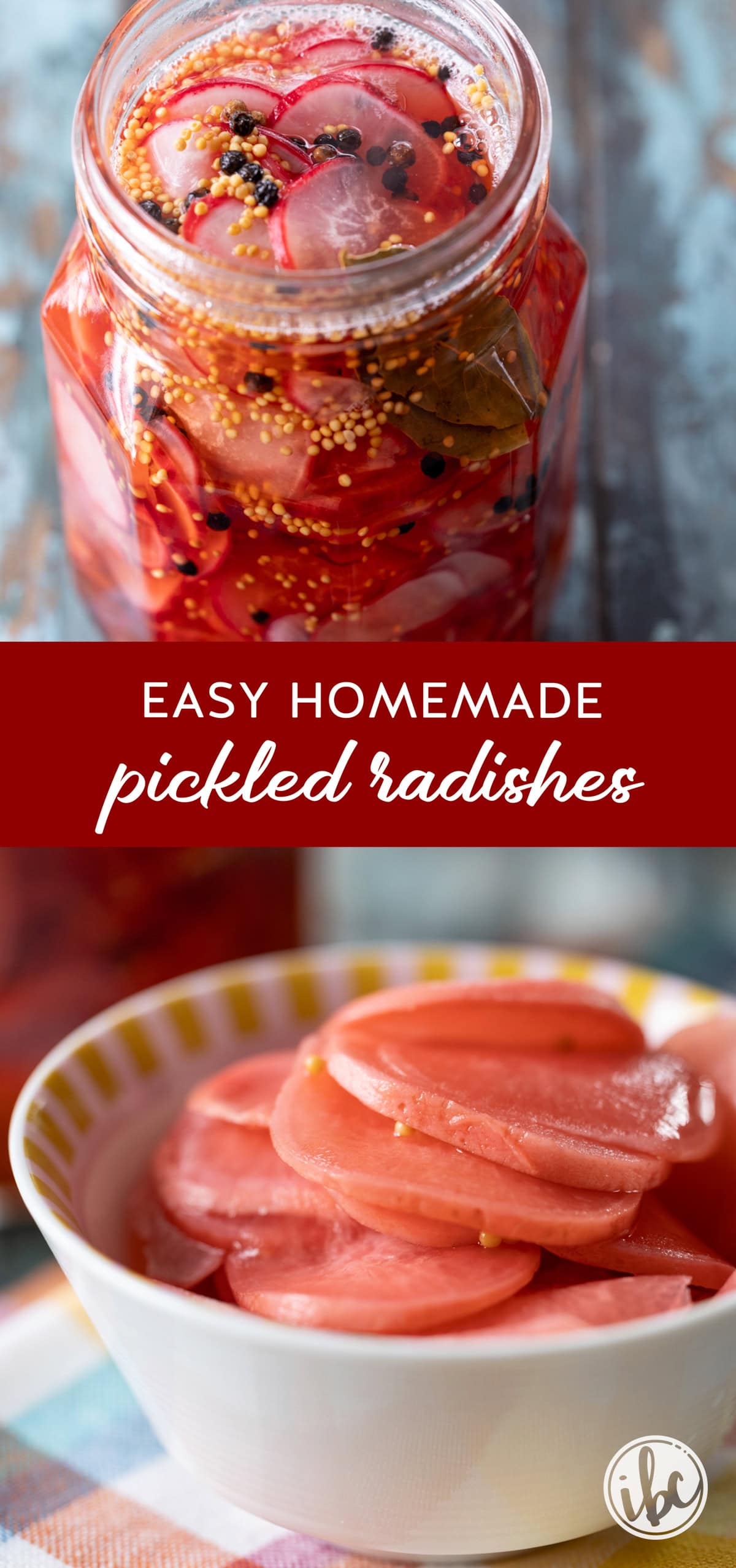 Easy Pickled Radishes